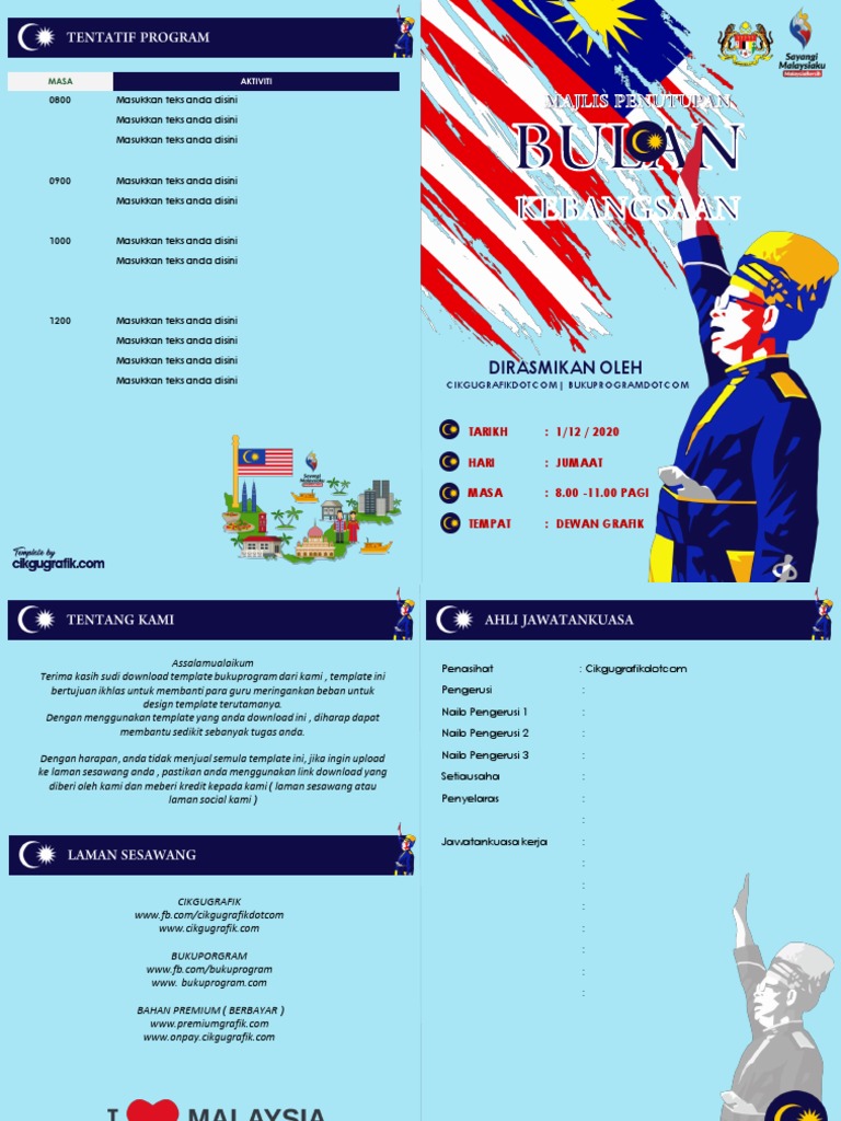 Template Buku Program Merdeka Cikgugrafik 1 | PDF