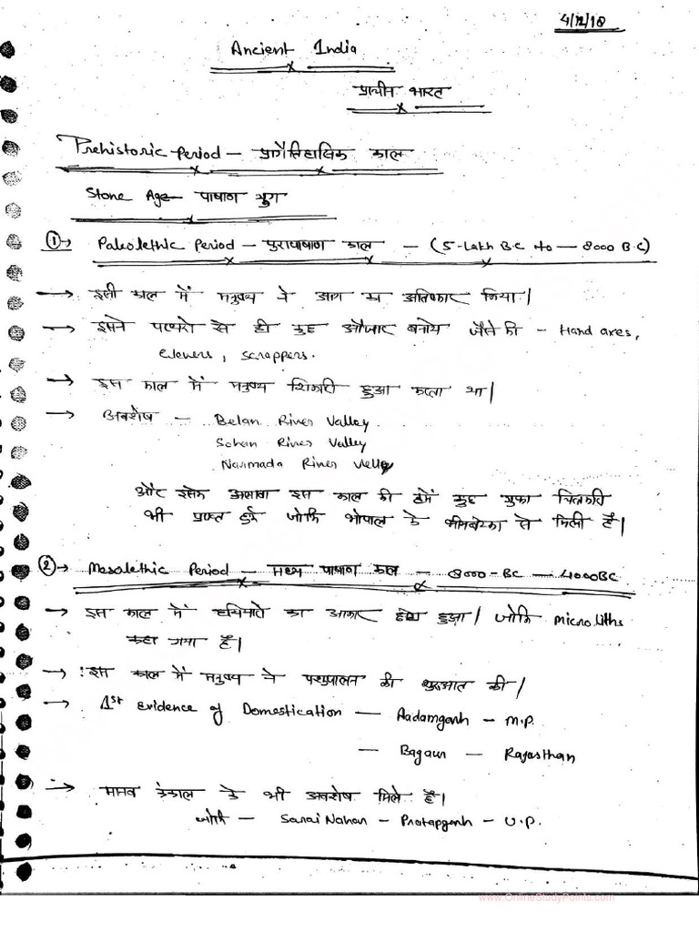 Ancient History Notes Hin | PDF