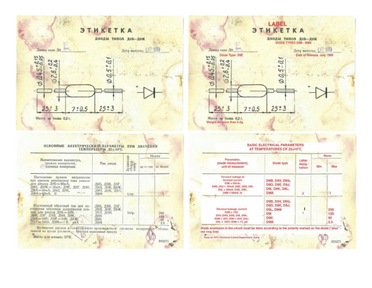 D9 Diode | PDF