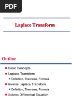 Laplace Transform Cheat Sheet | PDF