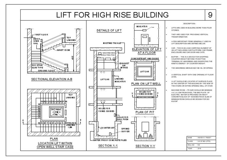 9 Lift For High Rise Buildings | PDF | Elevator | Civil Engineering