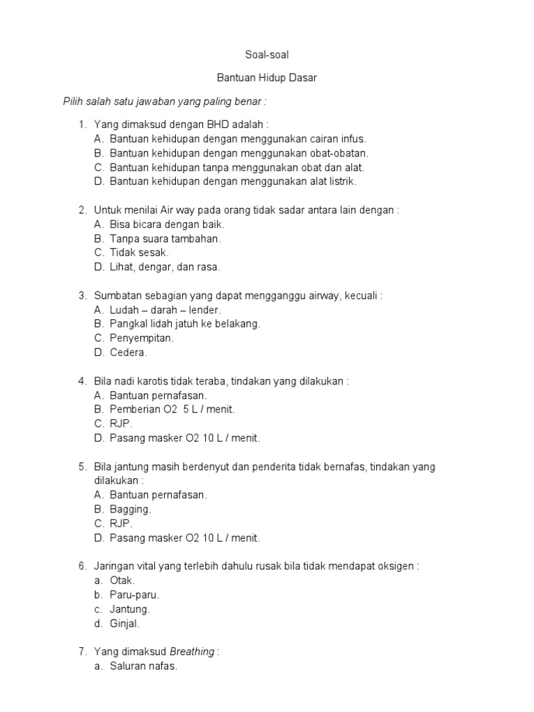 Soal BHD | PDF