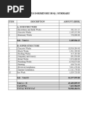 Boq Format For Residential Building | PDF | Concrete | Plumbing