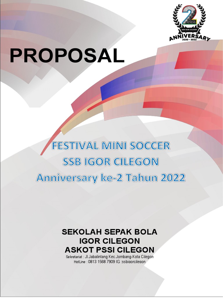 PROPOSAL HUT SSB IGOR Ke 2 Tahun 2022 | PDF