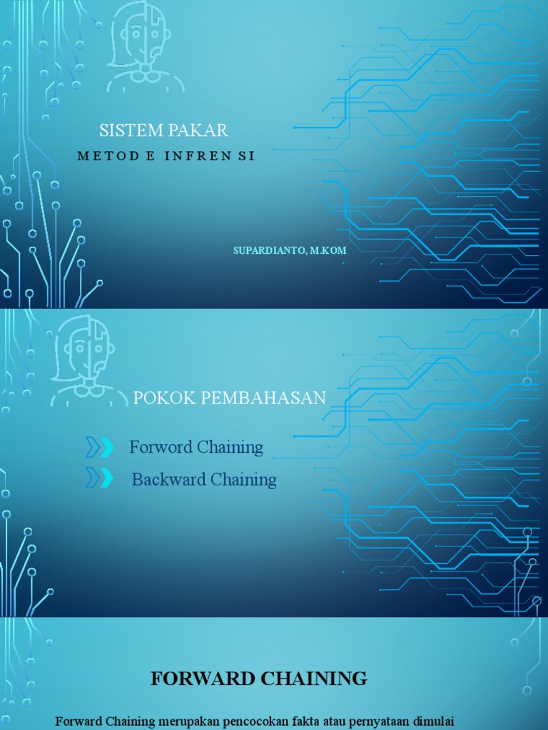 Metode Inferensi: Forward & Backward Chaining | PDF