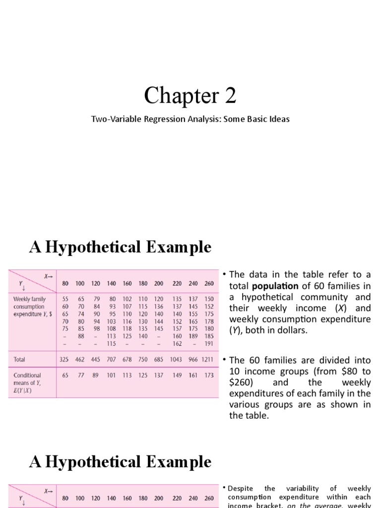 Chapter 2 (Econometrics) | PDF | Regression Analysis | Linear Regression