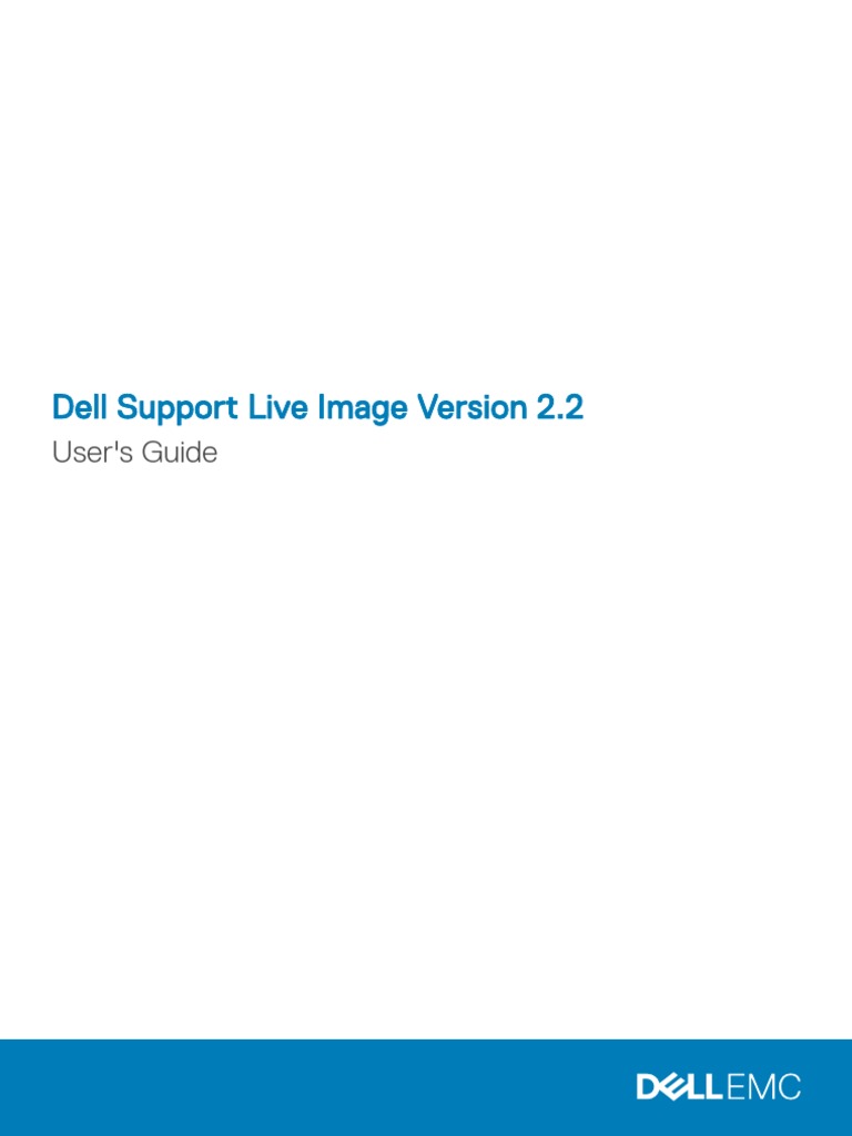 Dell Support Live Image Version 2.2: User's Guide | PDF | Icon ...