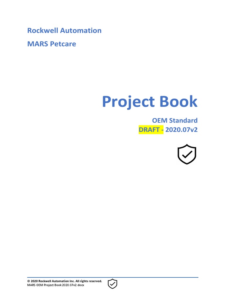 MARS OEM Project Book 2020.07v2 | PDF | Programmable Logic Controller ...