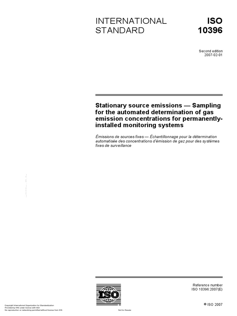 Iso 10396-2007 | PDF | International Organization For Standardization ...