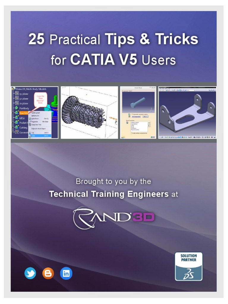 Practical For Users: 25 Tips & Tricks Catia V5 | PDF | Backup ...