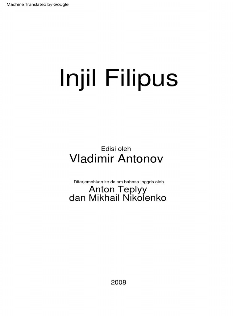 Filipus | PDF | Sejarah