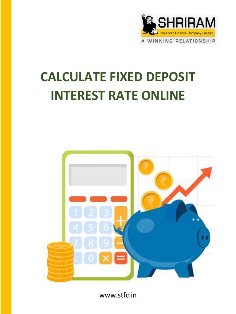 Shriram Fixed Deposit Interest Rate Calculator India | PDF | Finance ...