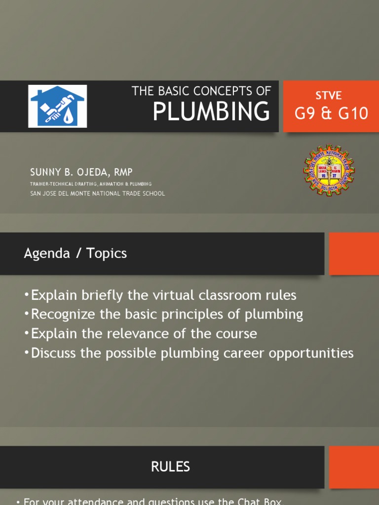 Plumbing: The Basic Concepts of | PDF | Plumbing | Engineer