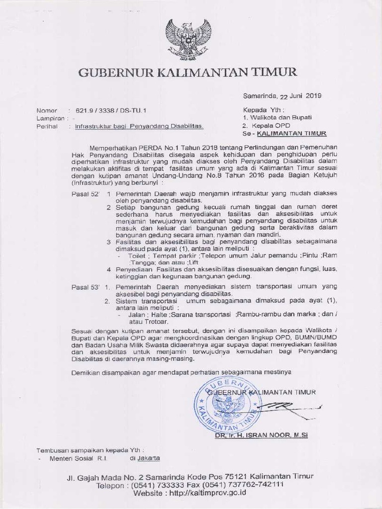 Surat Edaran Gubernur 1 | PDF