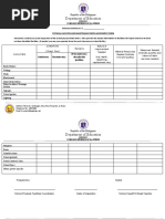 2021 Brigada Eskwela Forms 1to 7 | PDF | Volunteering | Classroom