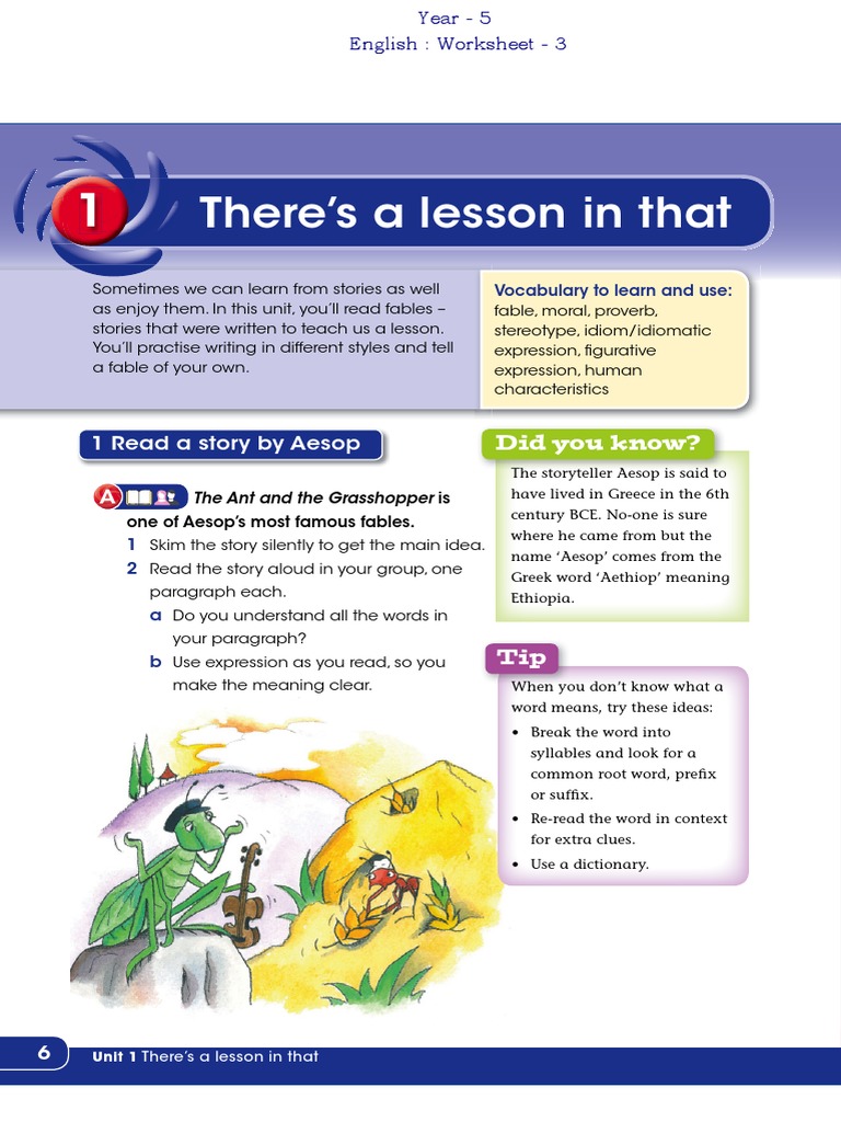 Year 5 - English - Worksheet - 3 | PDF | Adjective | Pronoun
