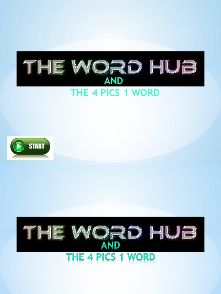 Aguila, Jolina (Word Hub and The 4pics 1word) | PDF | Games ...