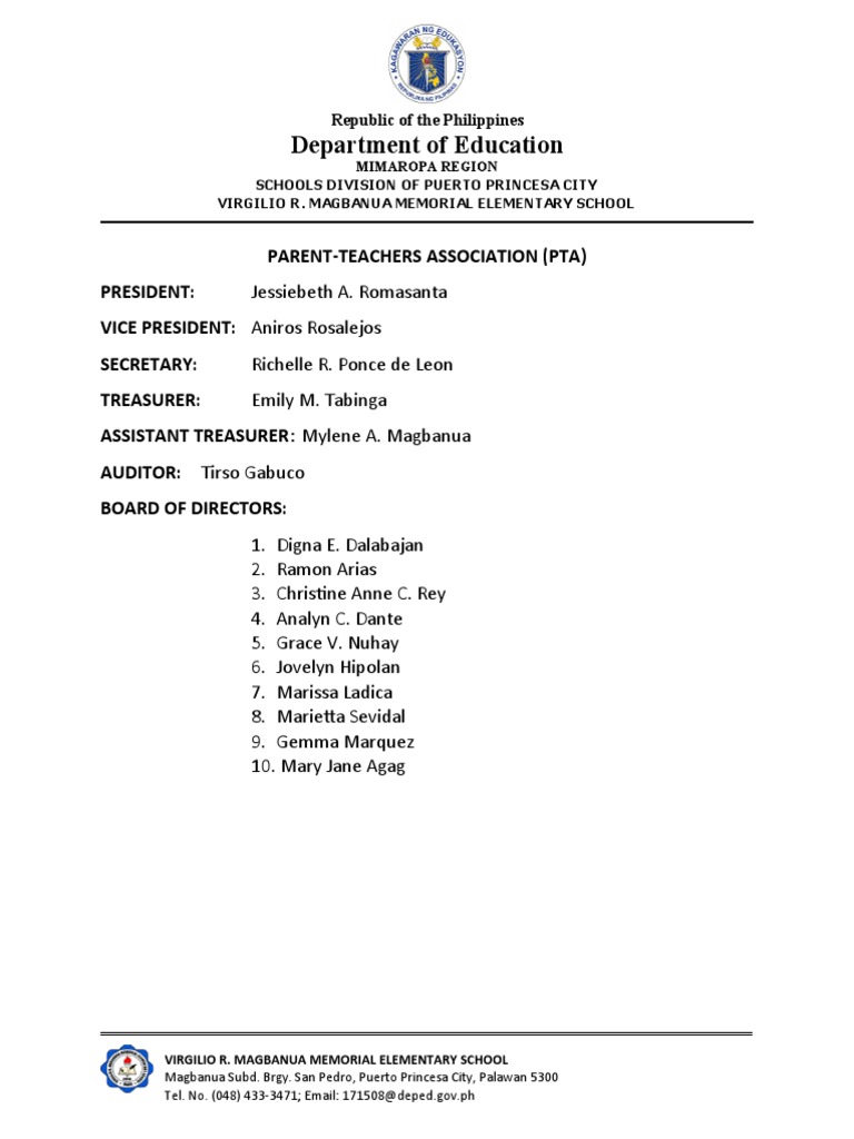 Composition of Pta | PDF