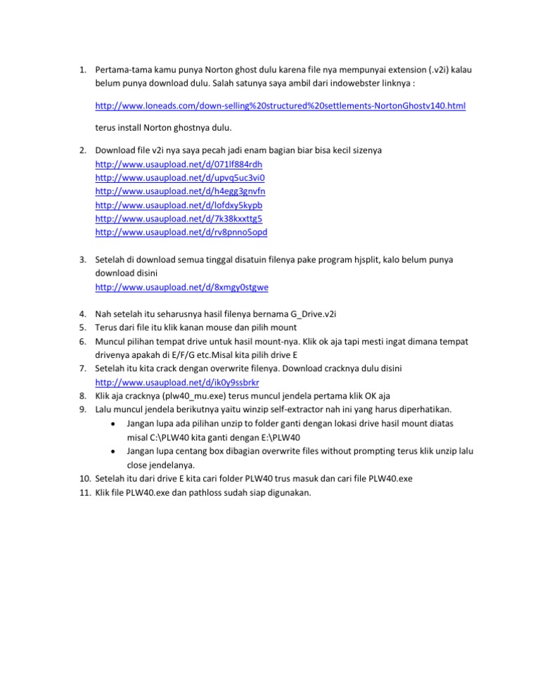 Instalasi Pathloss 4.0 | PDF | Komputer