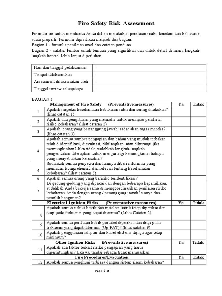 Contoh Dokumen Frsa | PDF