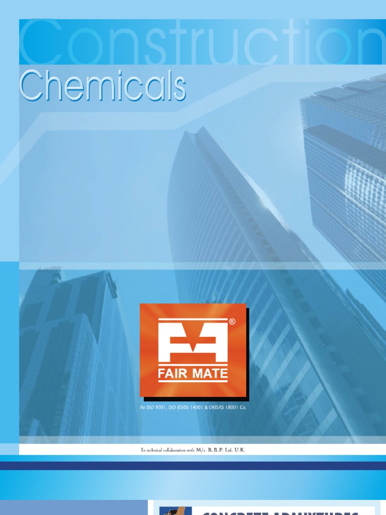 003 FAIRMATE - Construction Chemicals | PDF | Concrete | Epoxy