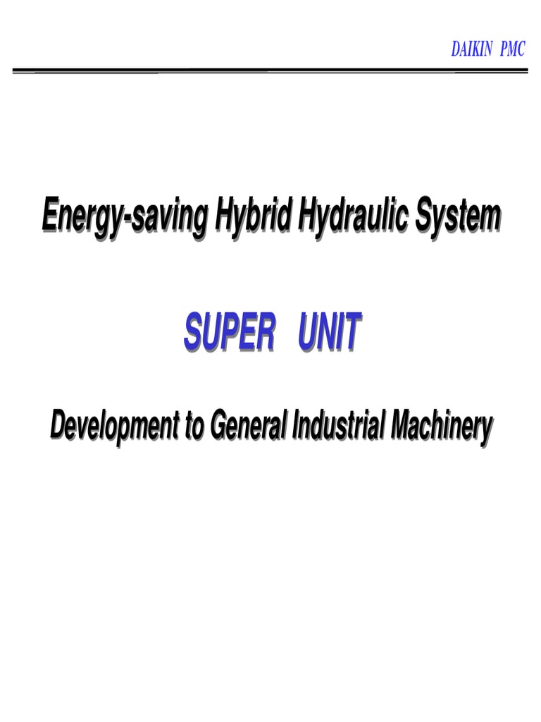 산업기계용 SUPER UNIT Presentation | PDF | Electric Motor | Pump