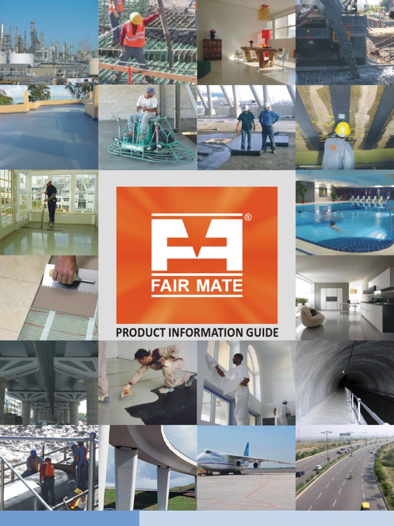 004 Fairmate - Product Information Guide | PDF | Concrete | Epoxy