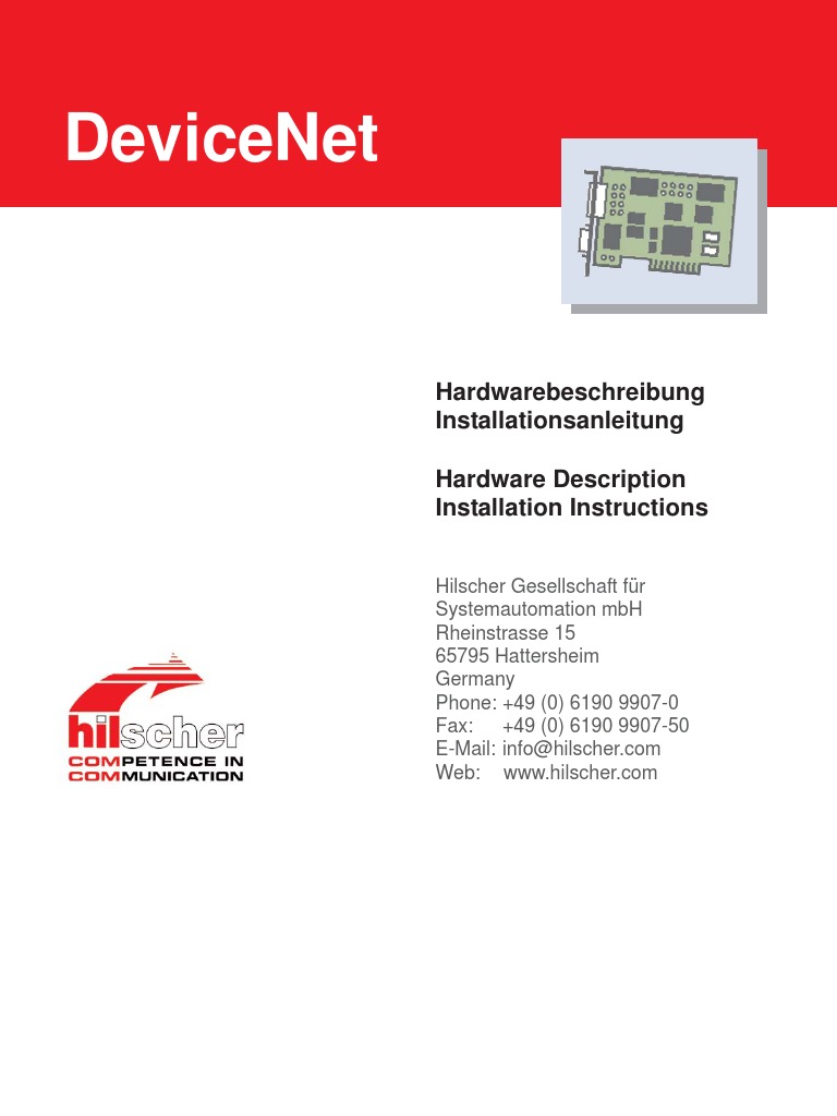 DeviceNet Booklet | PDF