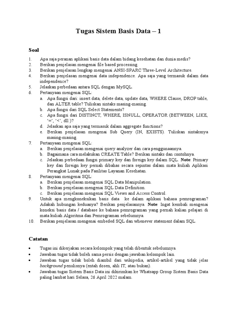 Peran dan Konsep Dasar SQL dalam DBMS | PDF | Komputer