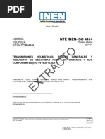 UNE-EN ISO 4414 Transmisiones Neumáticas | PDF | Estandarización ...