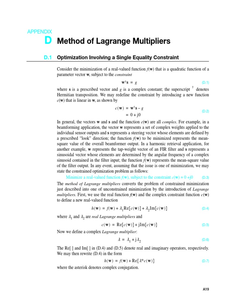 Advanced Optimization Techniques | PDF | Mimo | Mathematics