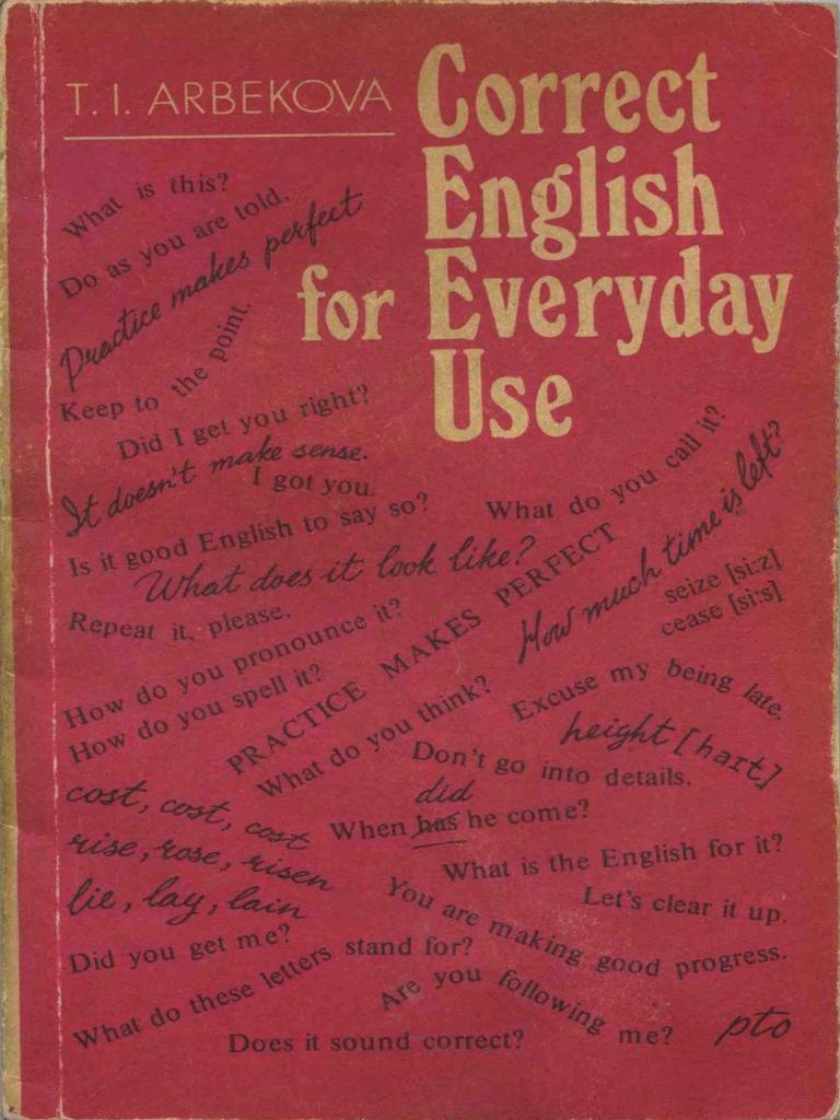 Correct English For Everyday Use | PDF