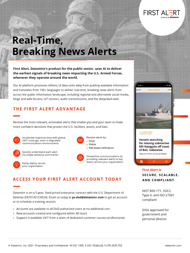 Dataminr First Alert Overview | PDF | Social Media | Popular Culture ...