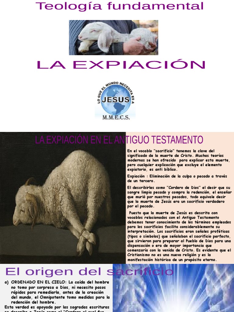 La Expiacion | PDF | Pecado | Cristo (título)