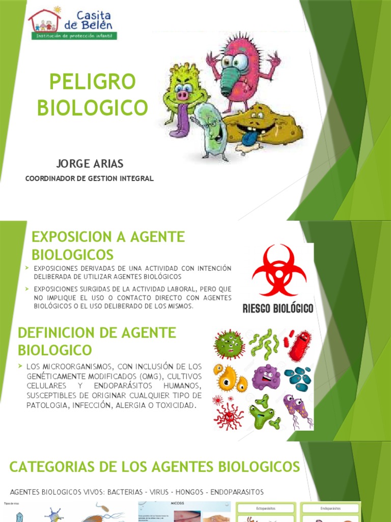 Peligro Biologico | PDF | Lavado de manos | Alimentos