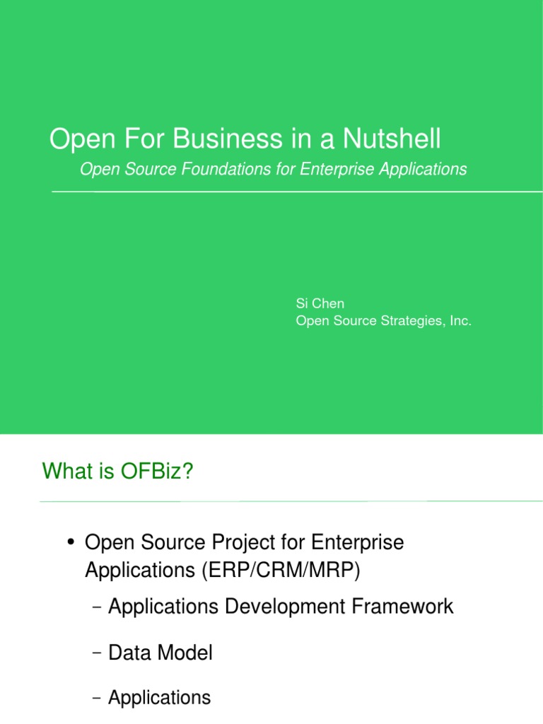 Ofbiz Nutshell | PDF | Java Server Pages | Databases
