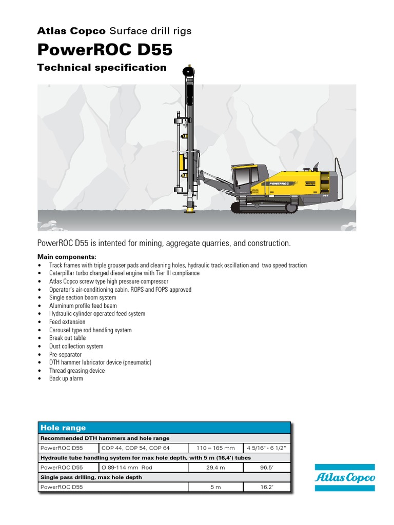 PowerROC D55 | PDF | Pump | Engines