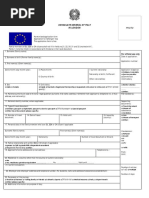 Visa Application Form for Spain | PDF | Travel Visa | International Law