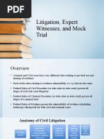 Steps in A Mock Trial | PDF | Cross Examination | Witness