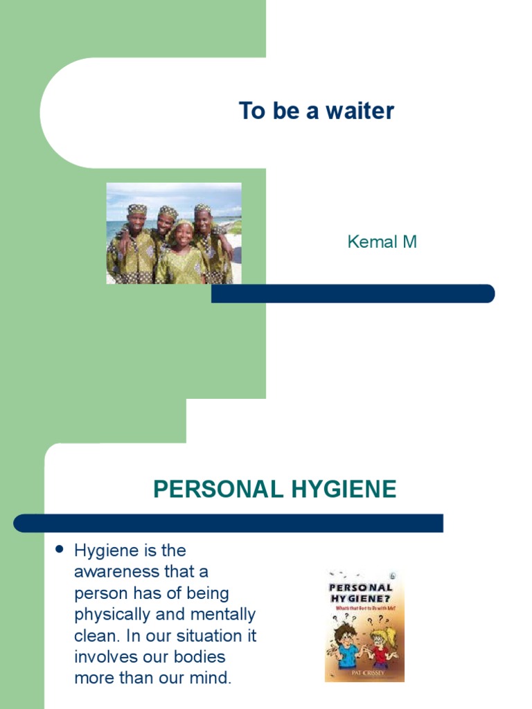 To Be A Waiter | PDF | Hygiene | Waiting Staff