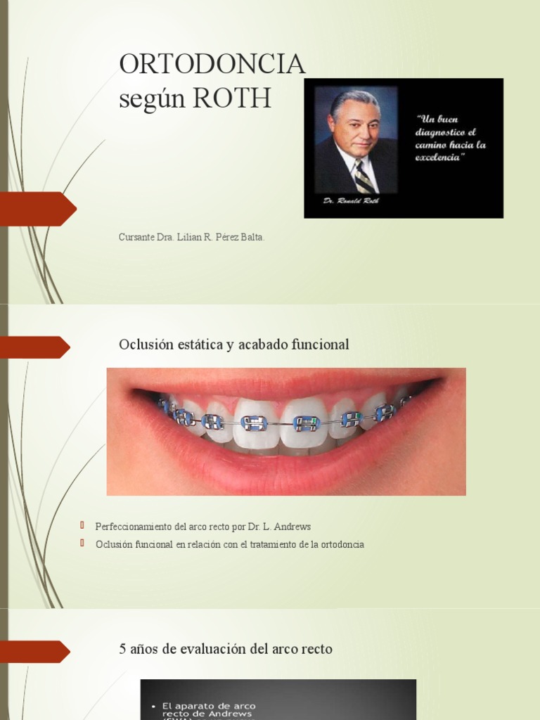 Ortodoncia Segun Roth | PDF | Ortodoncia | Odontología