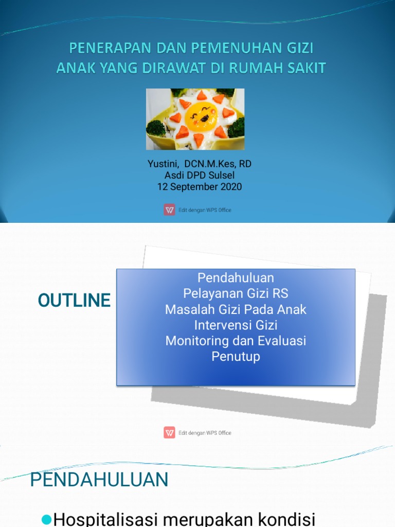 Materi Yustini, DCN. M.Kes.,RD | PDF