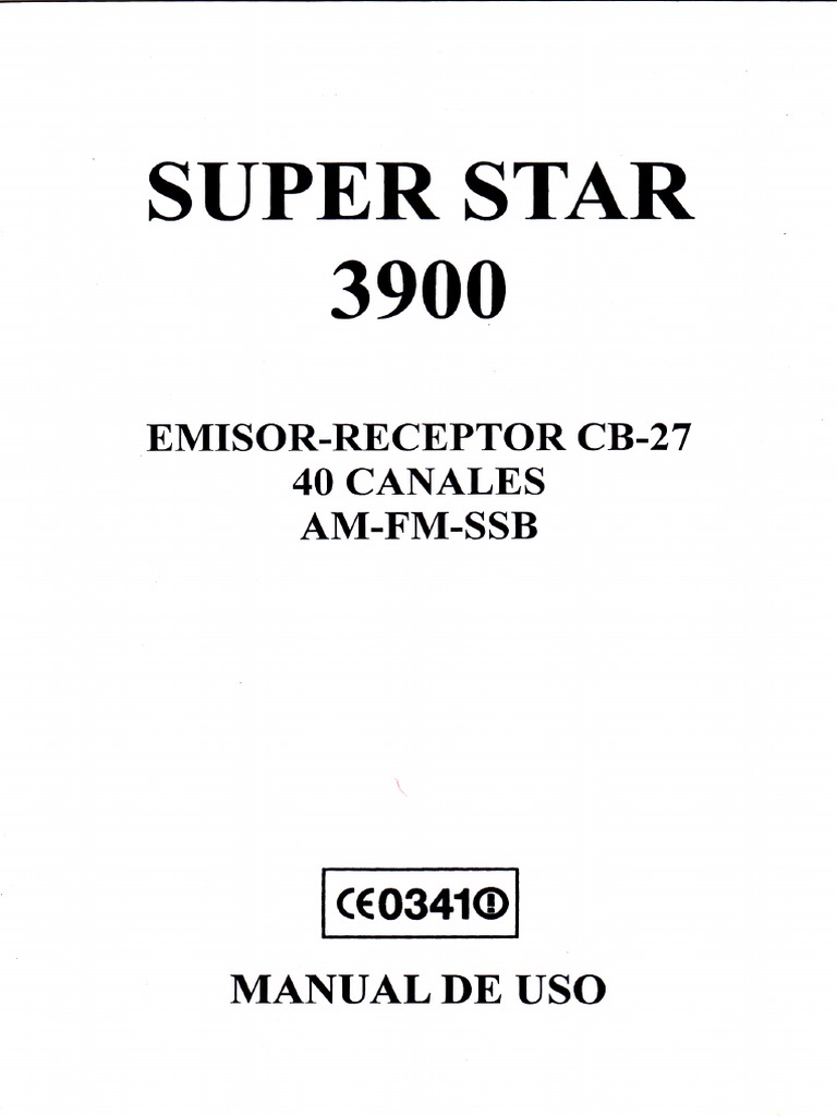 Super Star 3900 | PDF | Micrófono | Radiodifusión