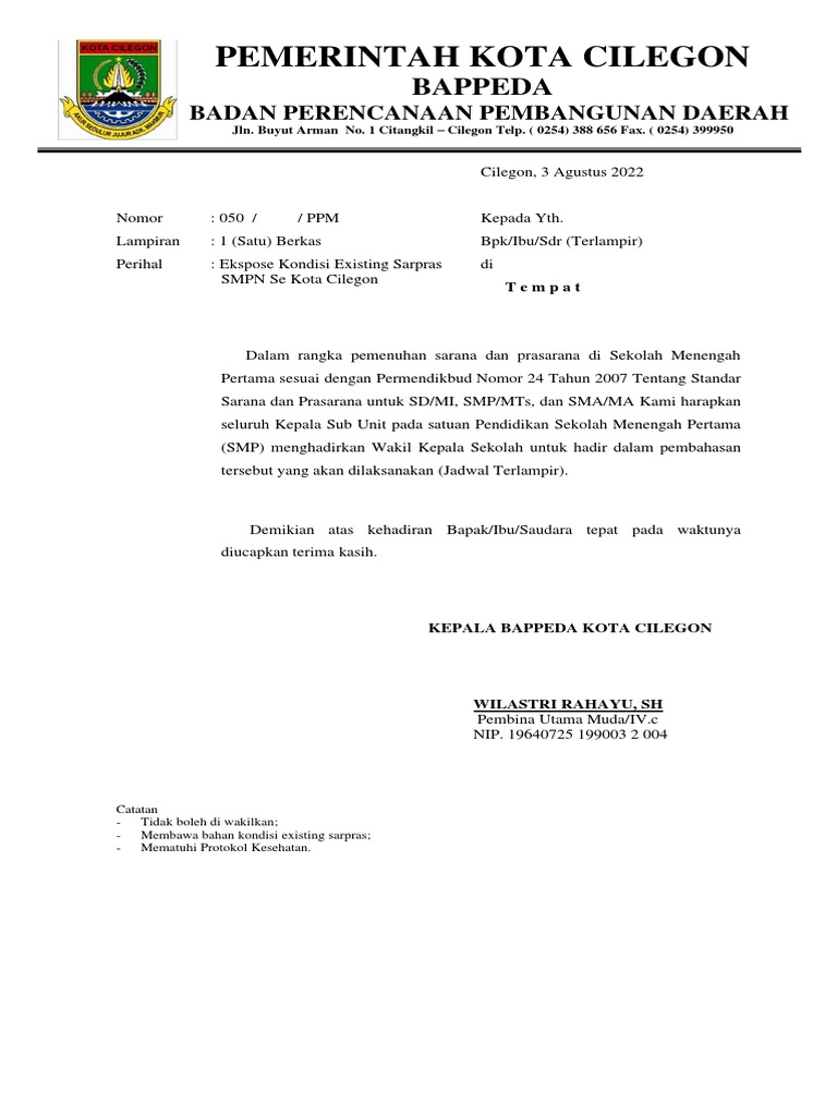 Surat Undangan | PDF
