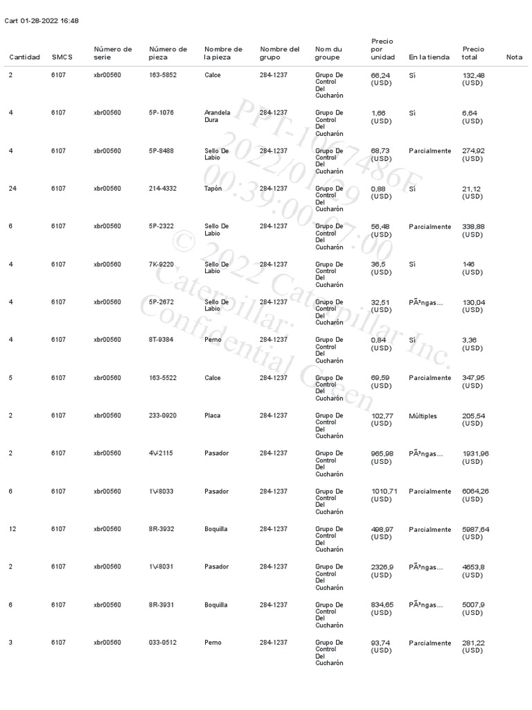 Pernos R1700G | PDF | Bienes manufacturados