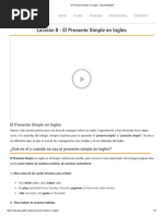 Reglas Presente Simple He She It | PDF