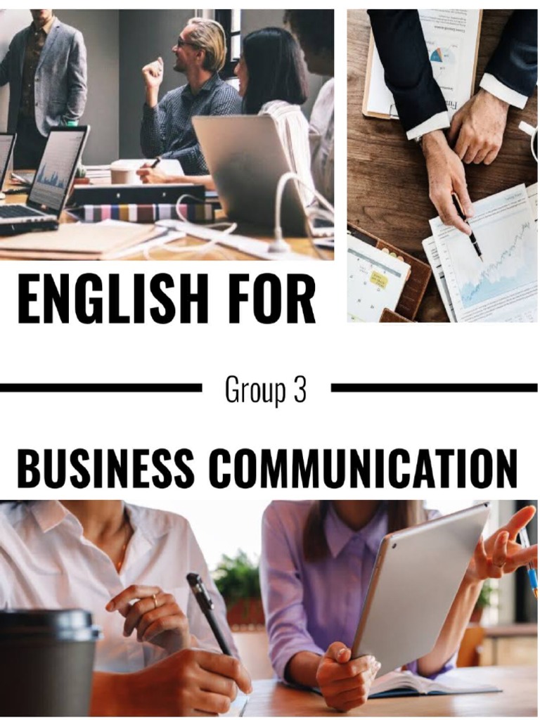 English For Business Communication | PDF