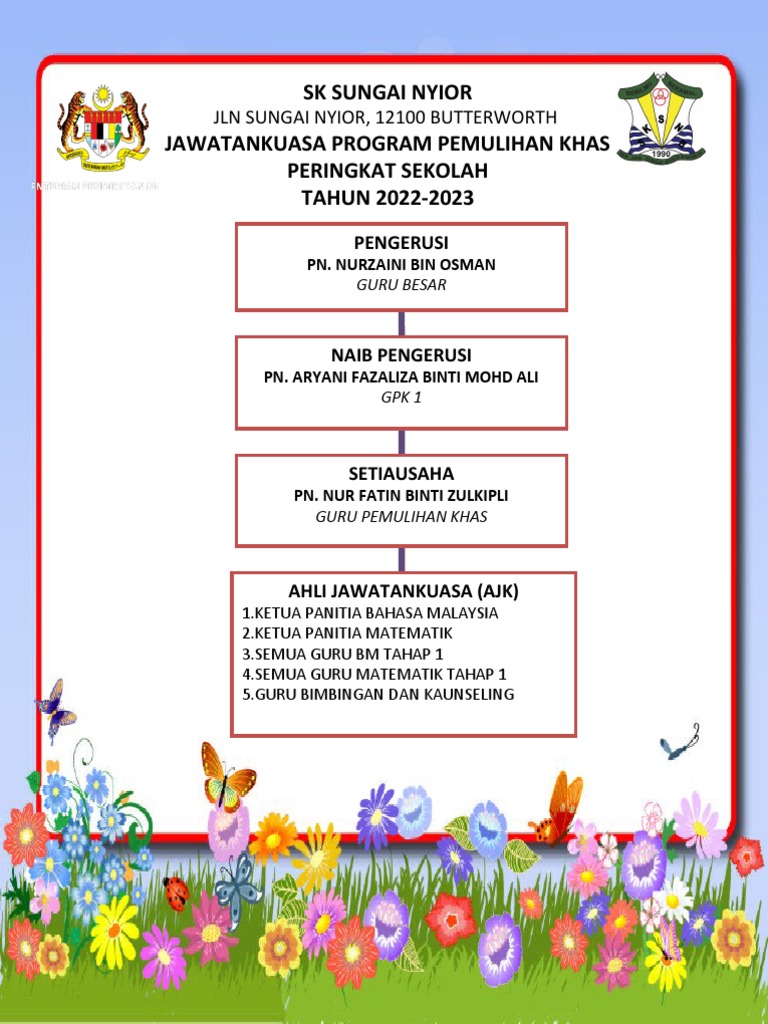 JAWATANKUASA Program Pemulihan Khas | PDF