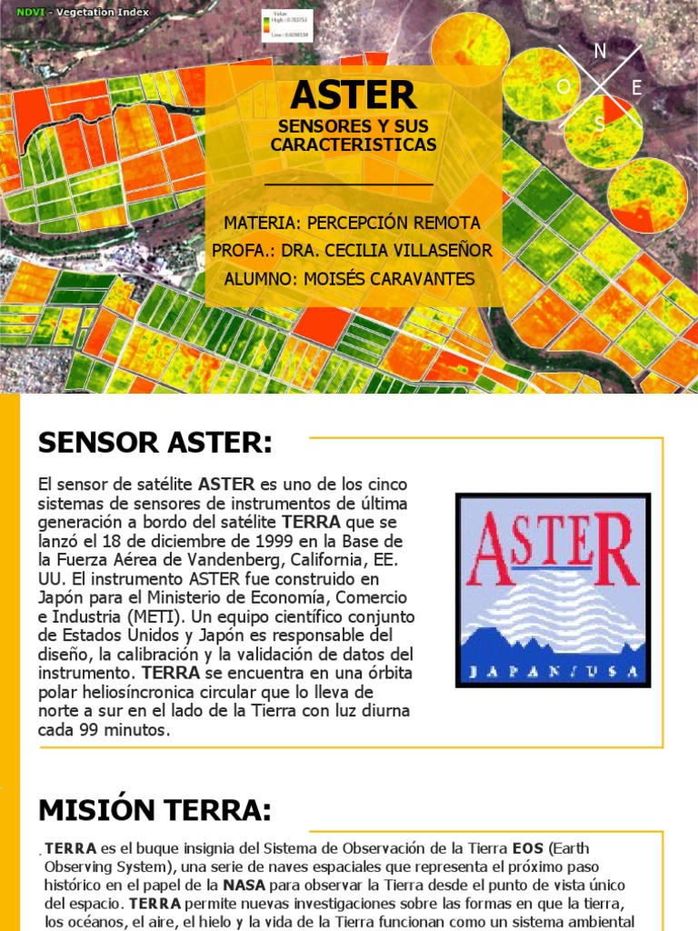 Sensor ASTER | PDF | Tierra | Infrarrojo