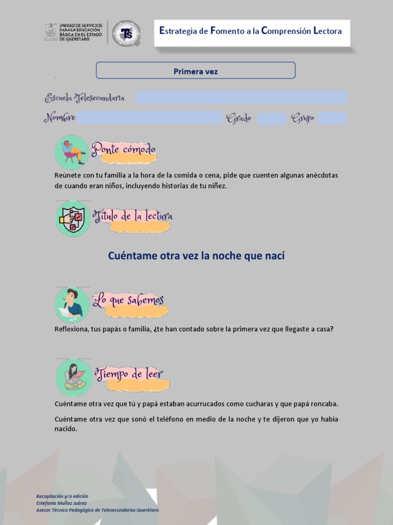 Primera Vez - Efcl | PDF